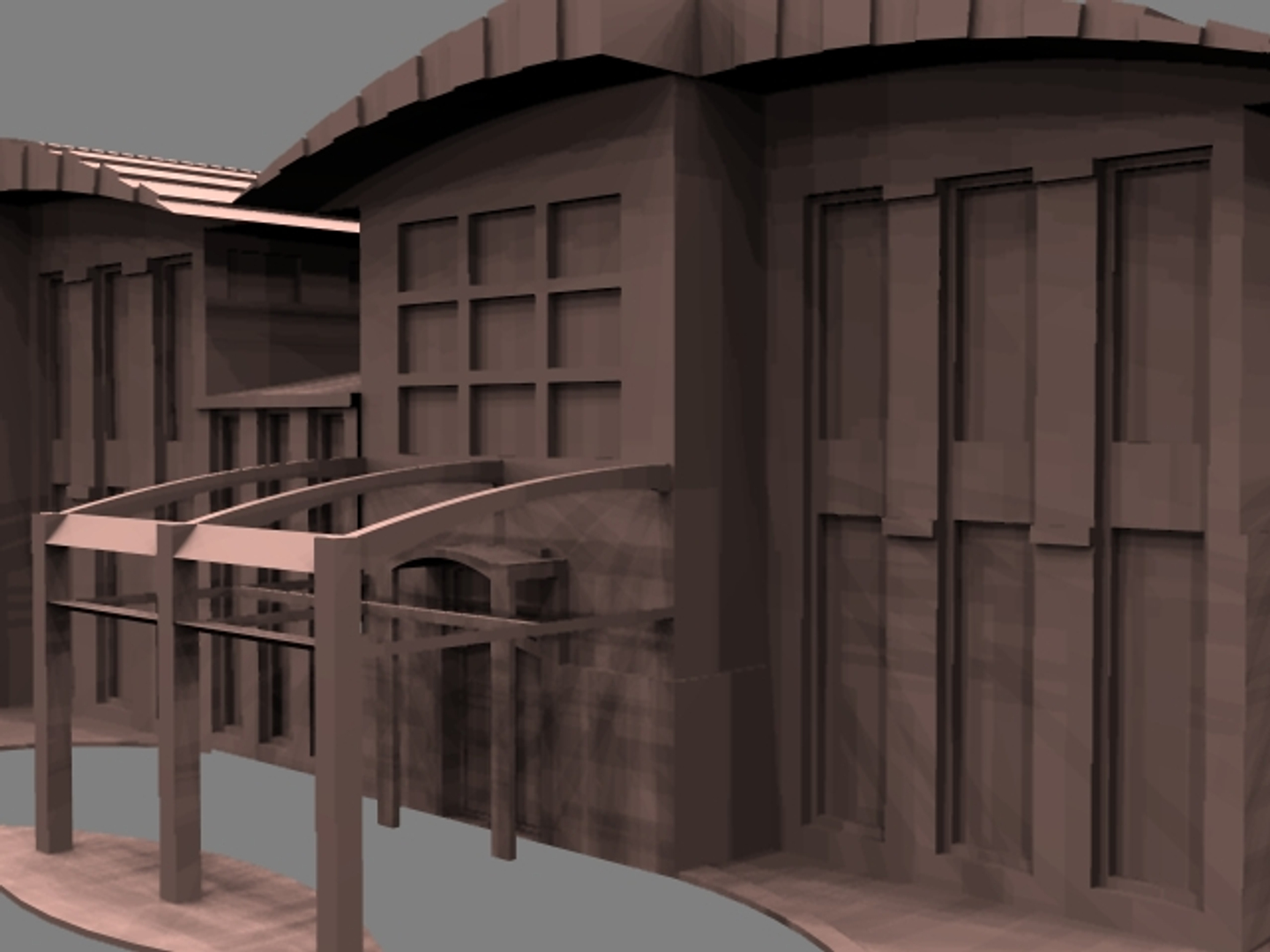 free gym gymnasium 3d model