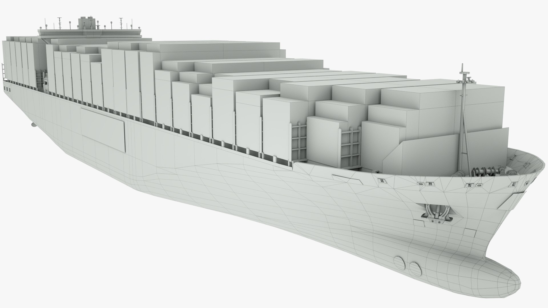 3D BIG Container Ship Collection Vol.12 model - TurboSquid 1741122