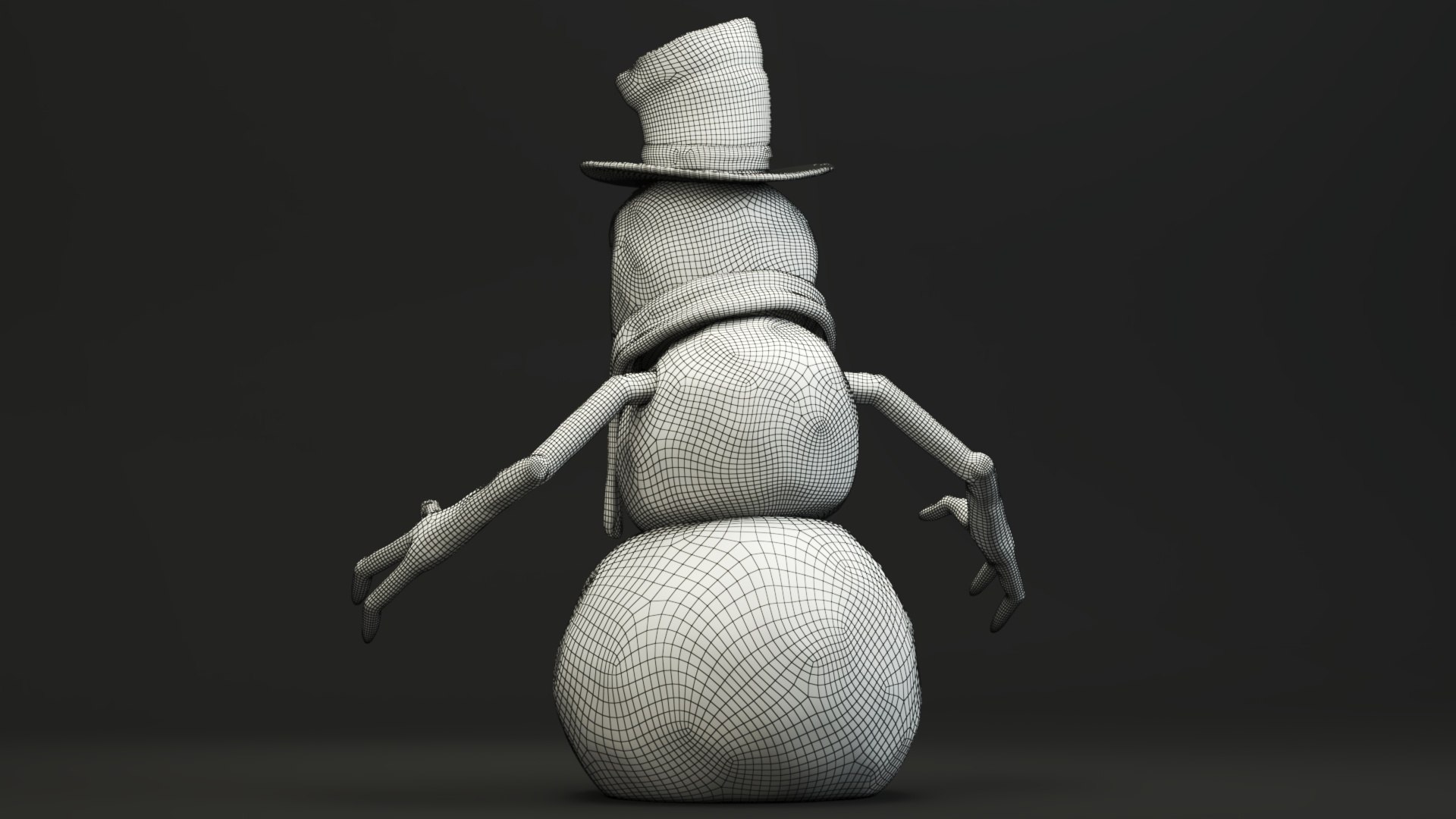 3D Snowman Villian - TurboSquid 2303056