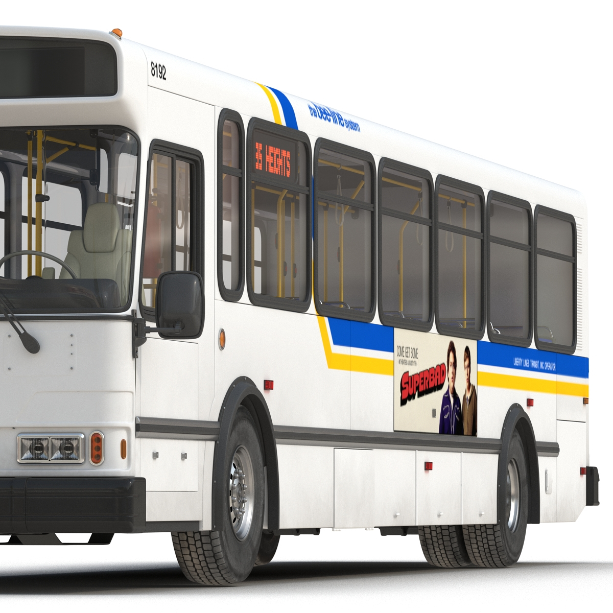 3d orion v transit bus model