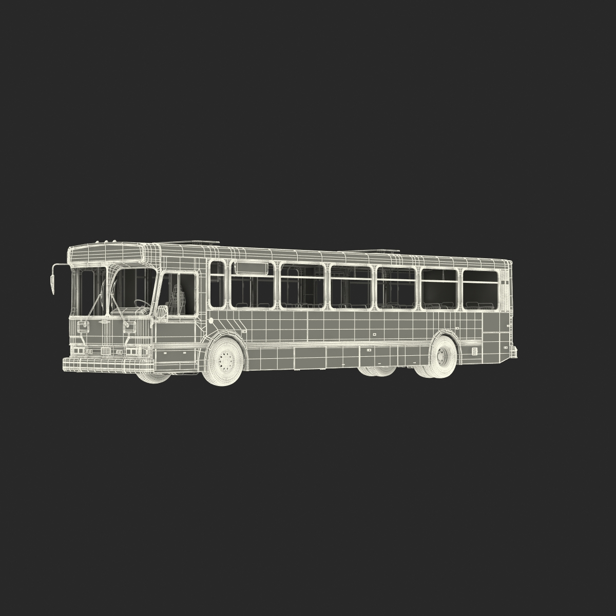 3d orion v transit bus model