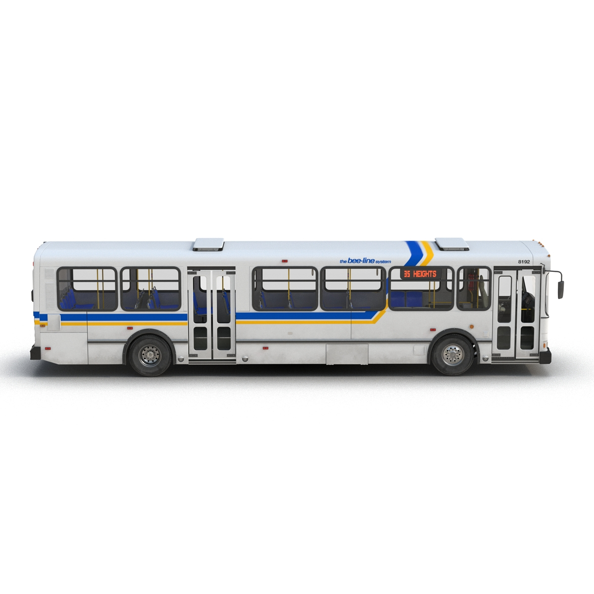 3d orion v transit bus model