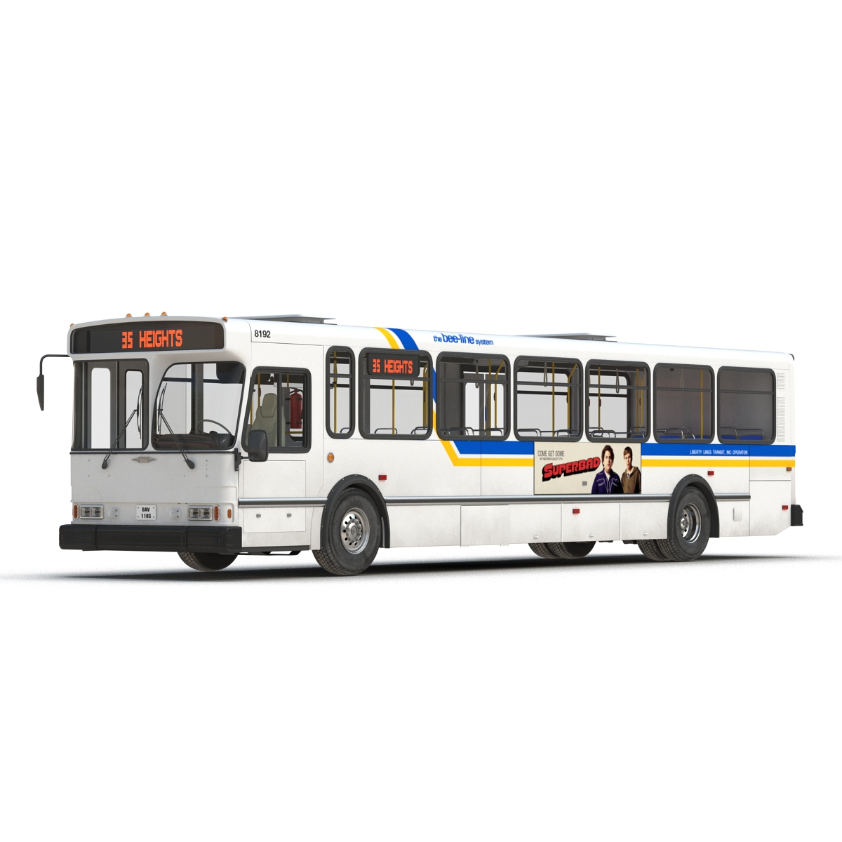 3d orion v transit bus model