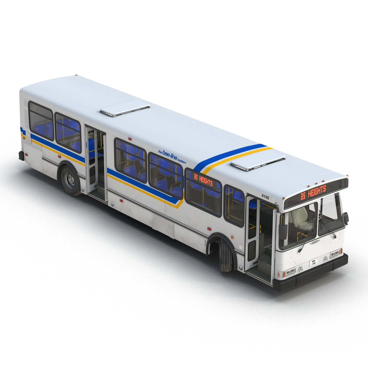 3d orion v transit bus model