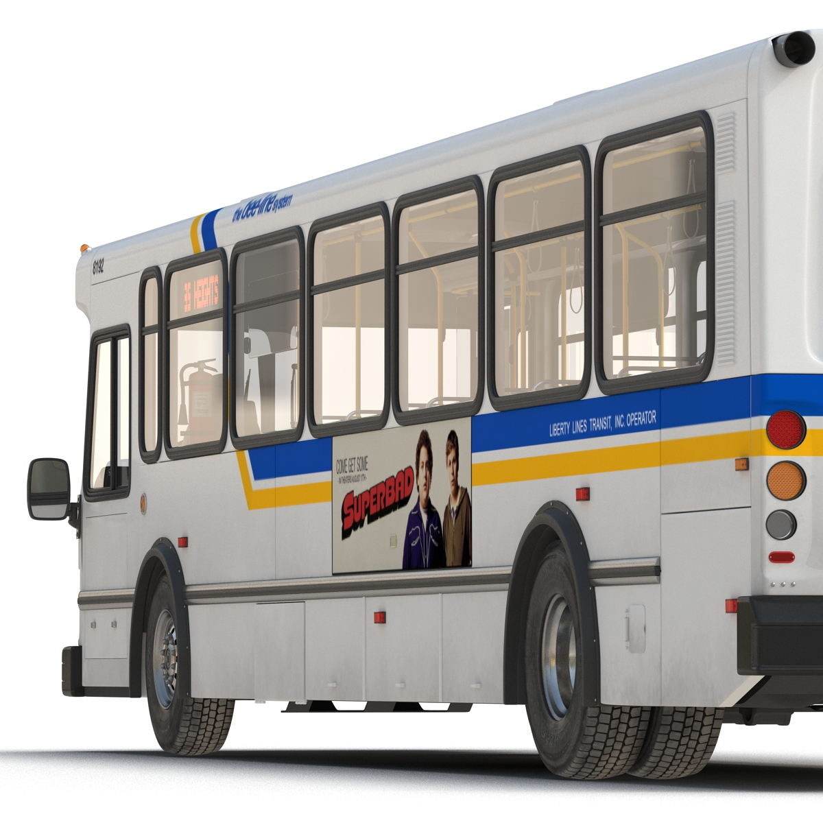 3d orion v transit bus model