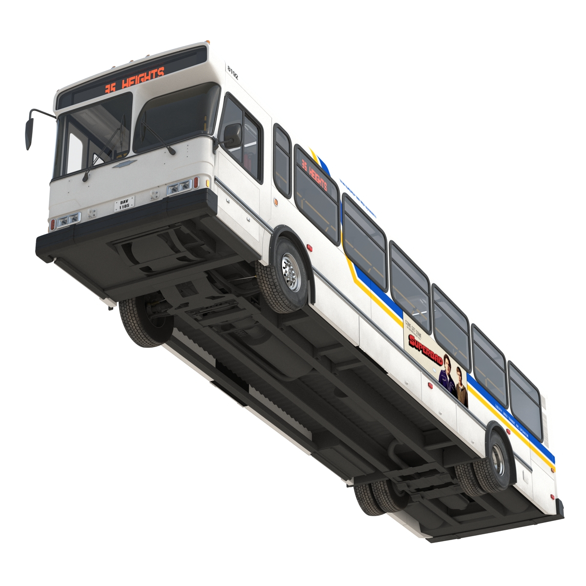 3d orion v transit bus model