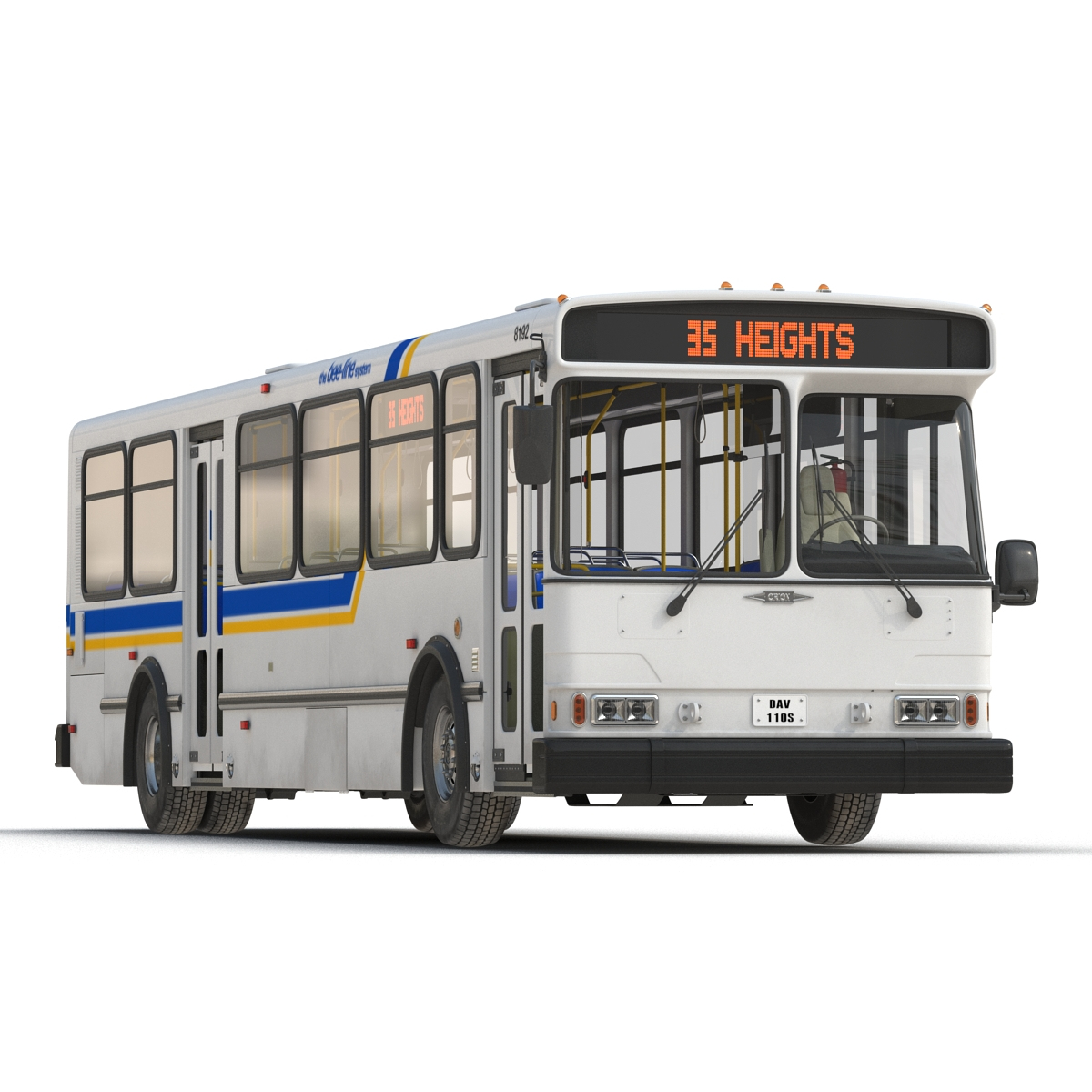 3d orion v transit bus model