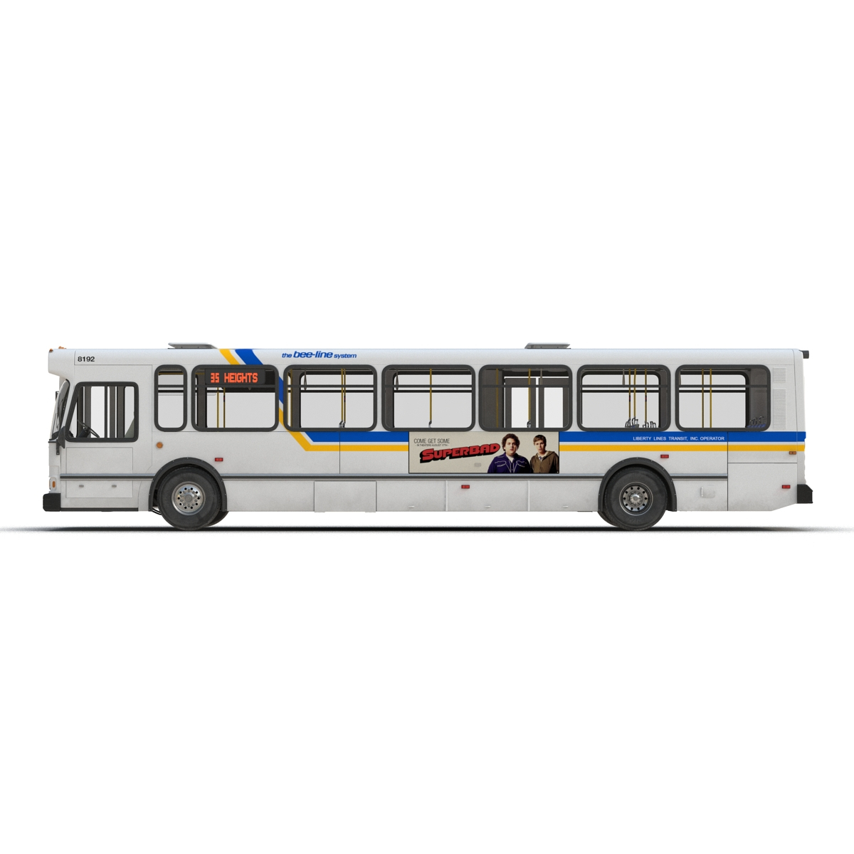 3d orion v transit bus model