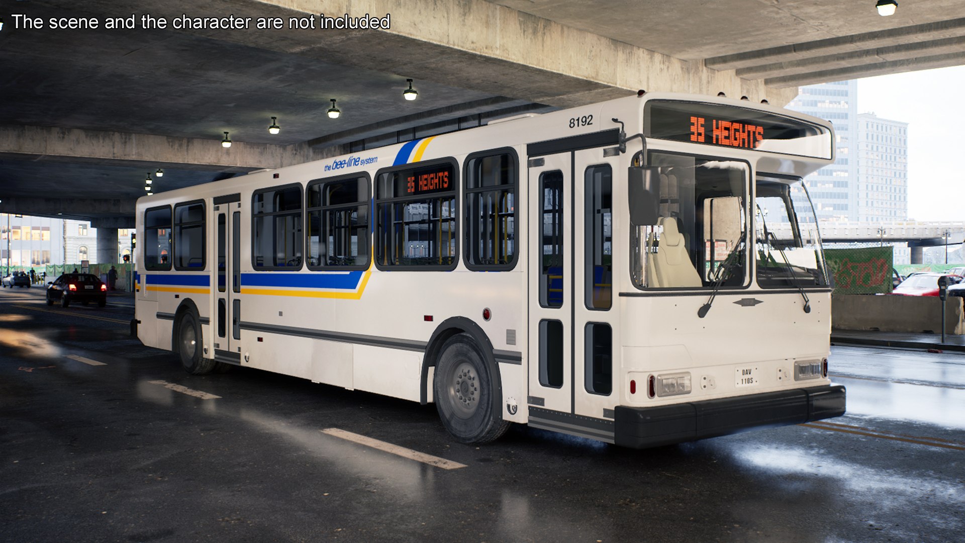 3d Orion V Transit Bus Model