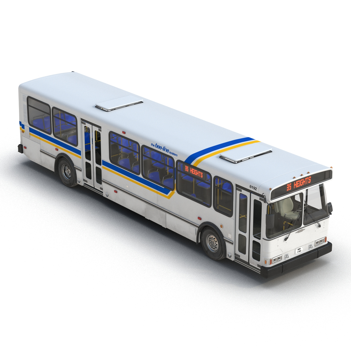 3d orion v transit bus model