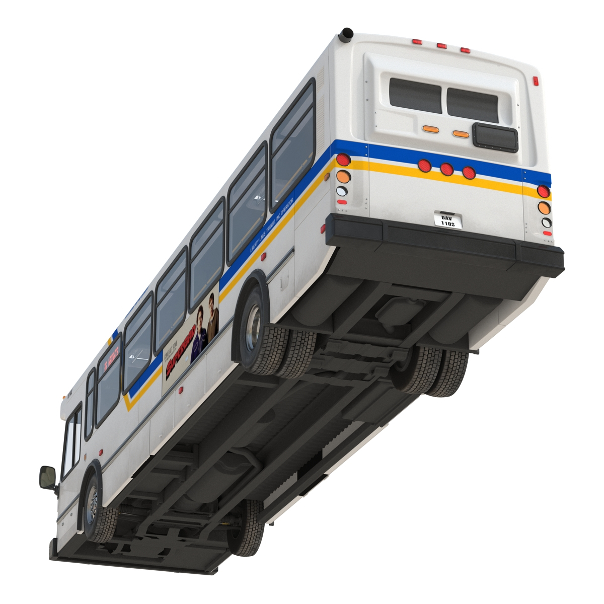 3d orion v transit bus model