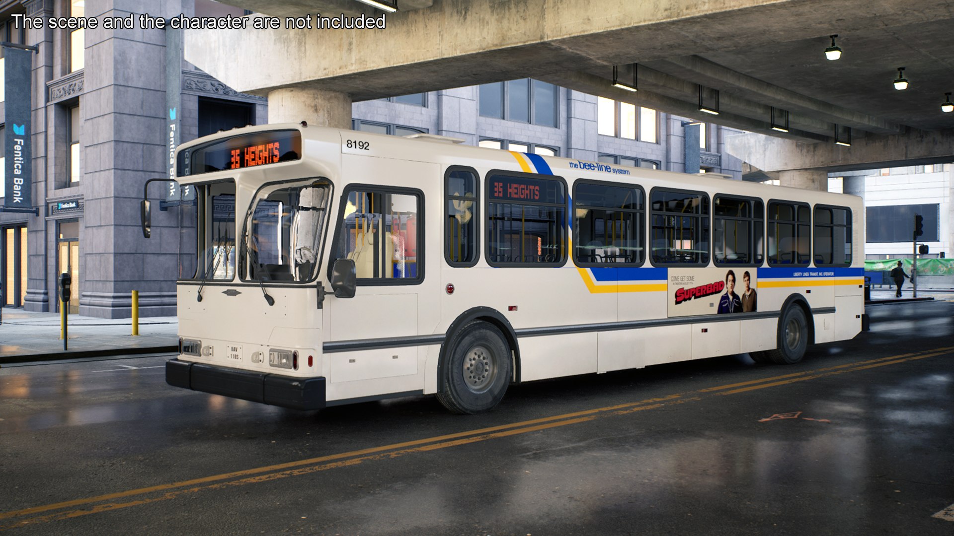 3d orion v transit bus model