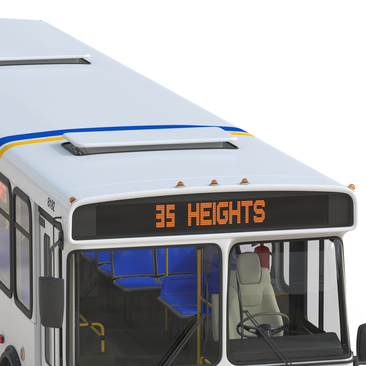 3d orion v transit bus model
