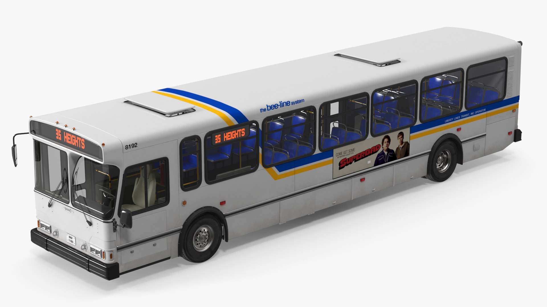3d orion v transit bus model