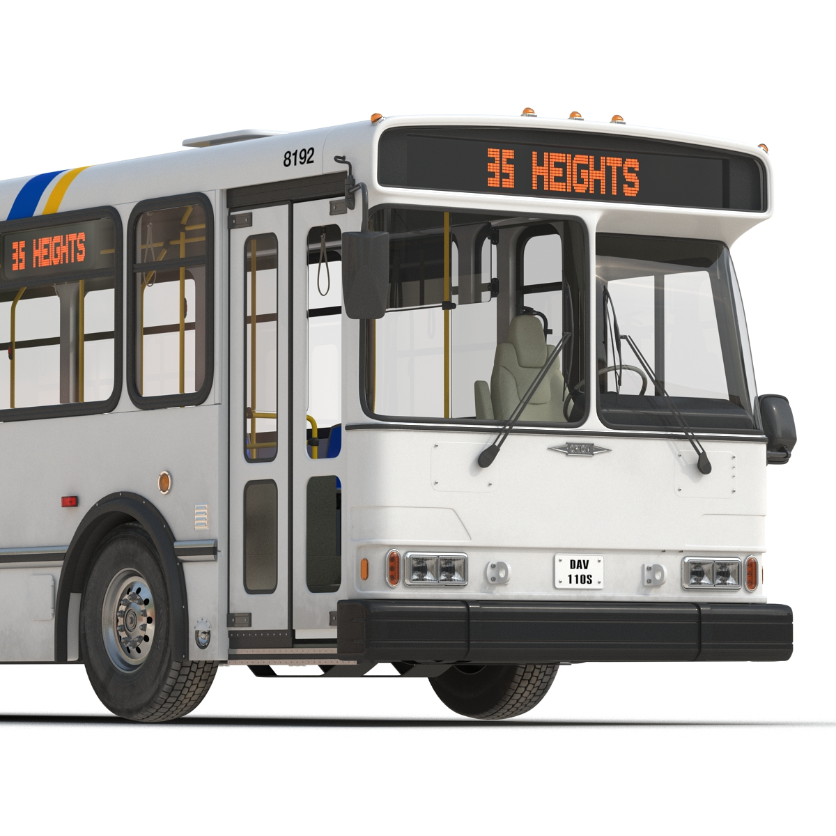 3d orion v transit bus model