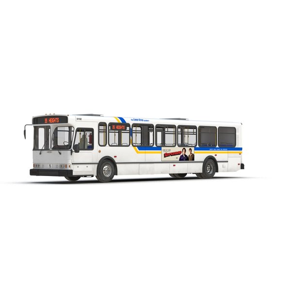 3d orion v transit bus model