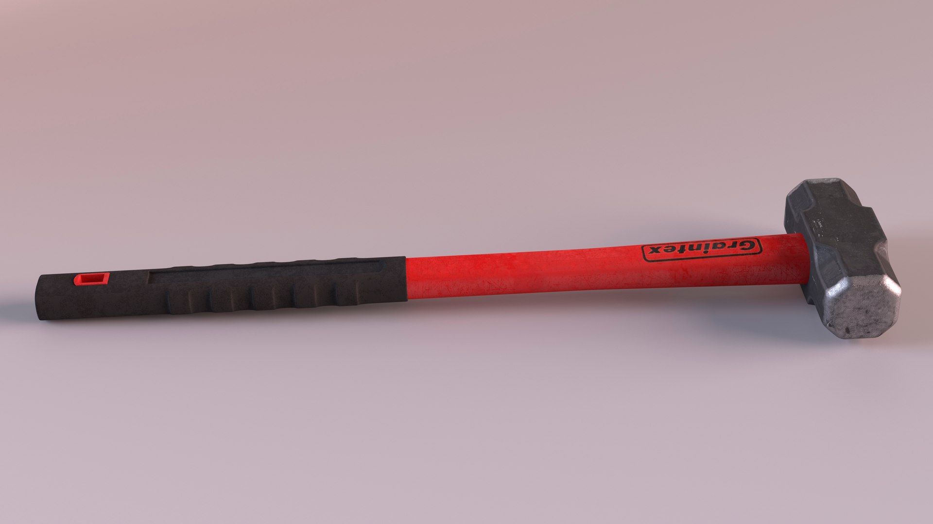 Double Flat Face Hammer Graintex 3D Model - TurboSquid 2130987