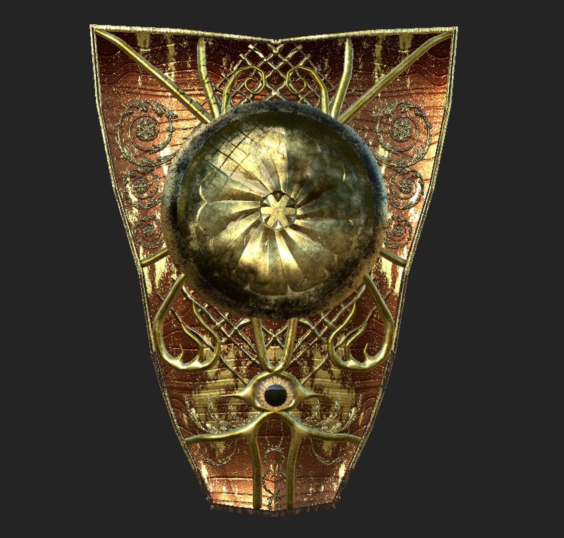 Warrior Heavy Shield 3D Model - TurboSquid 1382280