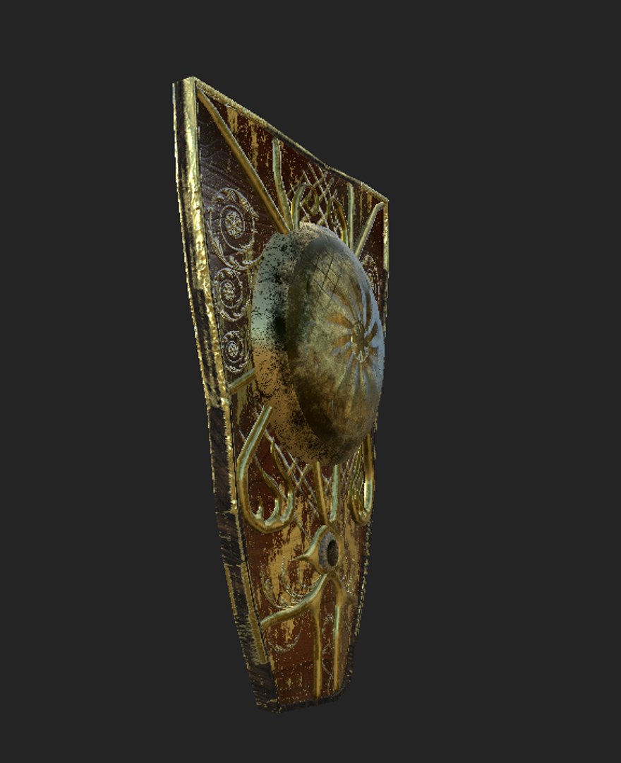 Warrior Heavy Shield 3D Model - TurboSquid 1382280