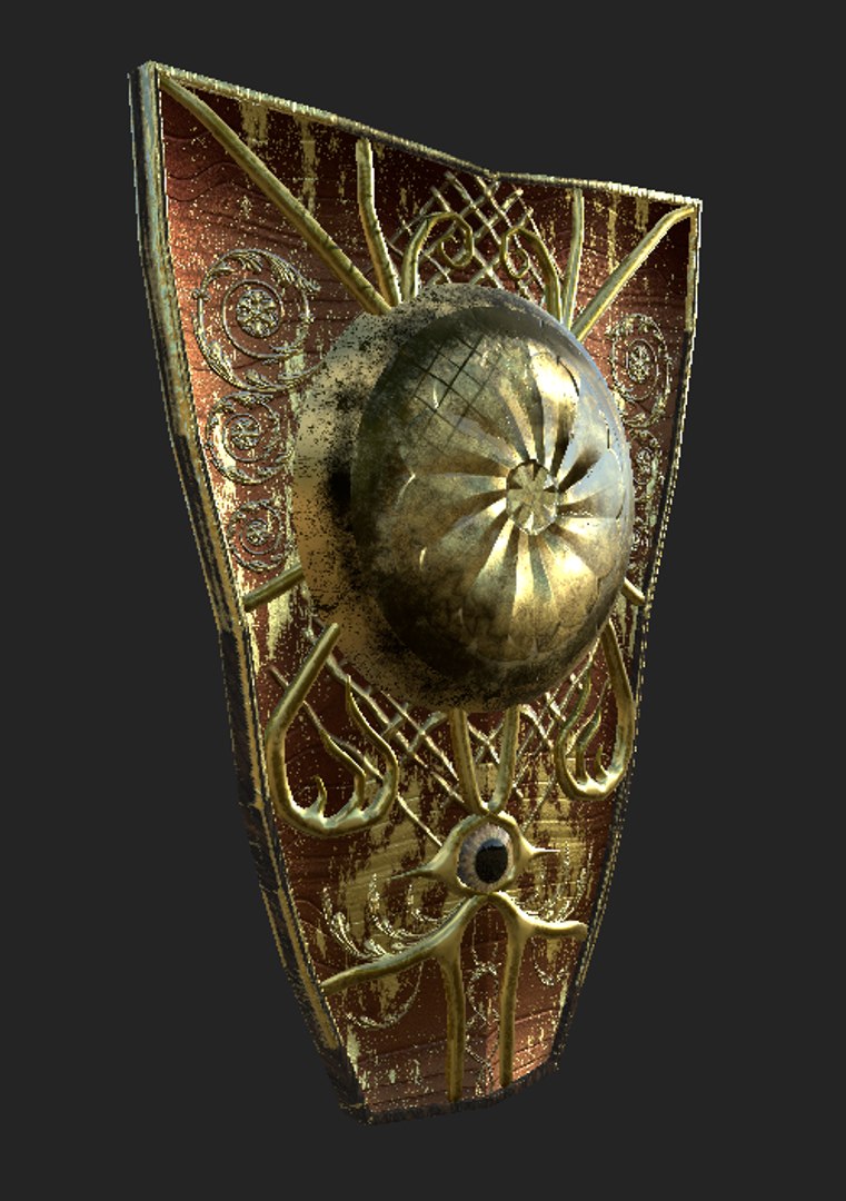 Warrior Heavy Shield 3D Model - TurboSquid 1382280