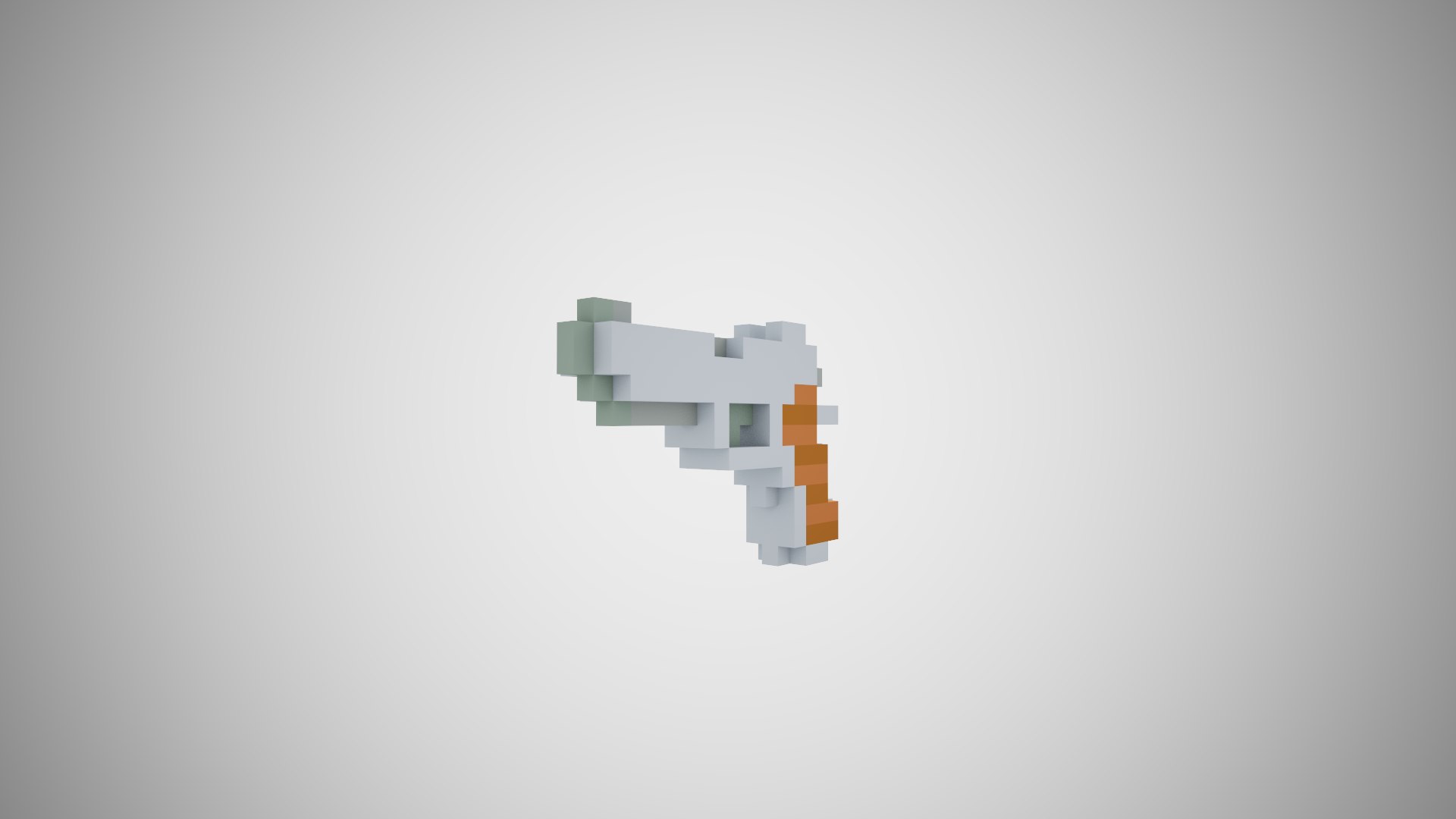3D Pistol Voxel Model - TurboSquid 1847512