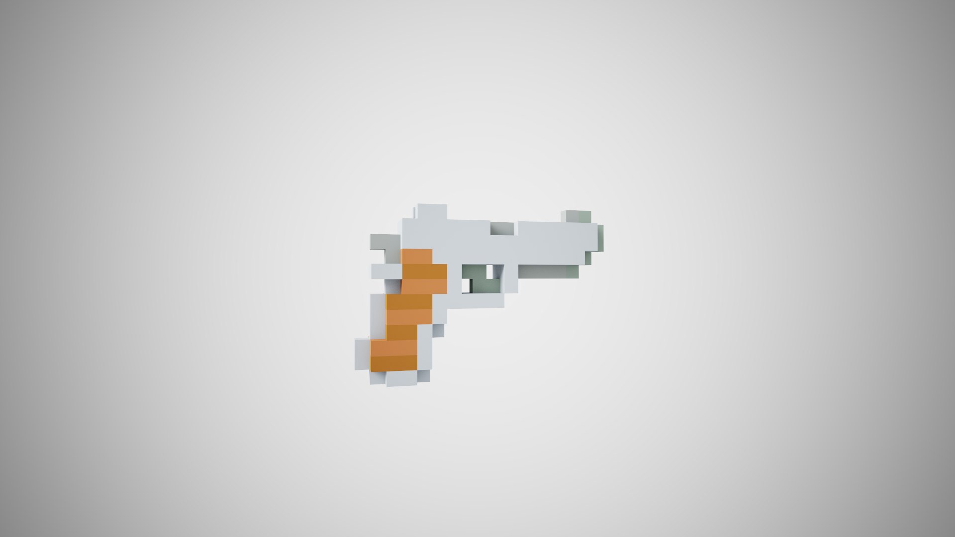 3D Pistol Voxel Model - TurboSquid 1847512
