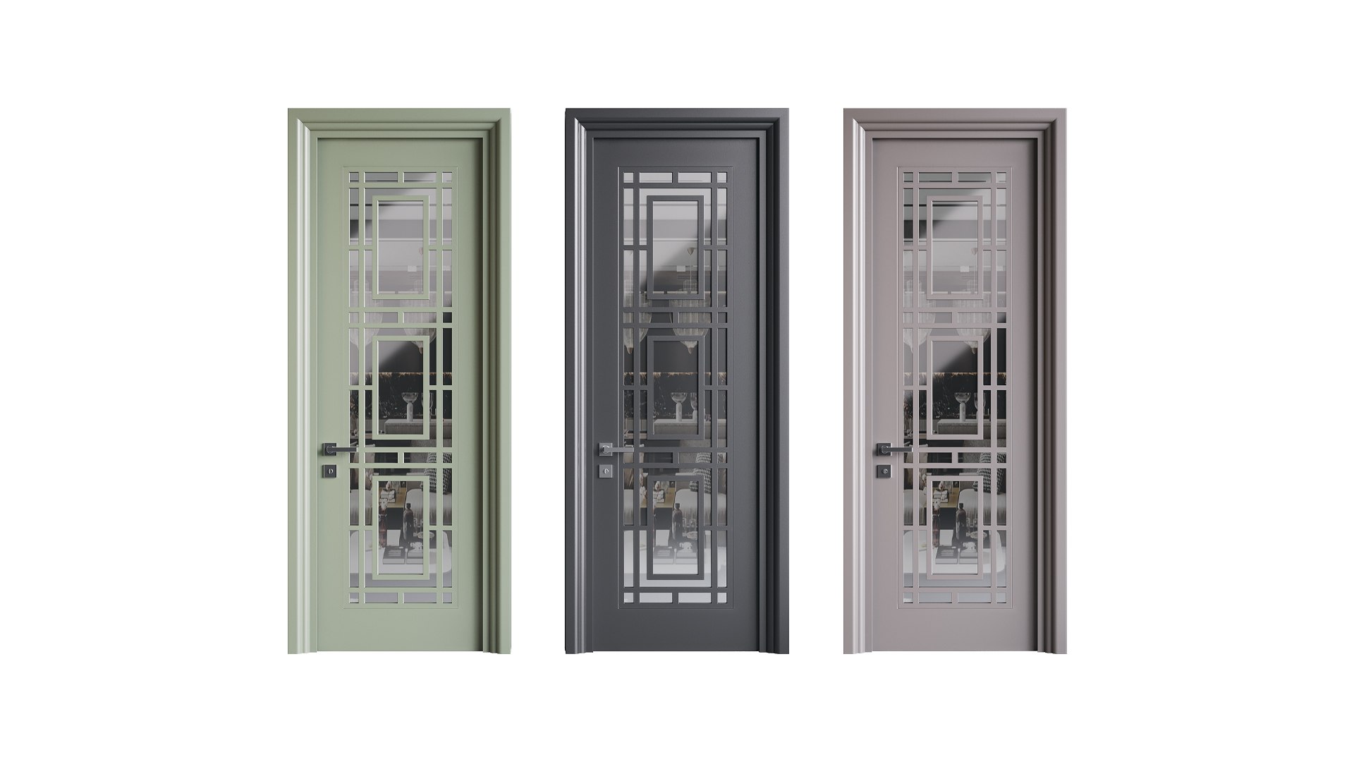 3D Modern Entrance Door 11 Model - TurboSquid 2294378