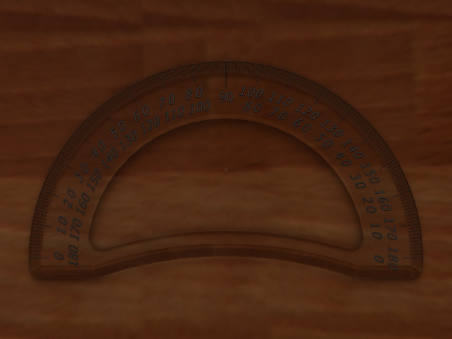 180 Degree Protractor 15cm 3D Model - TurboSquid 2156704
