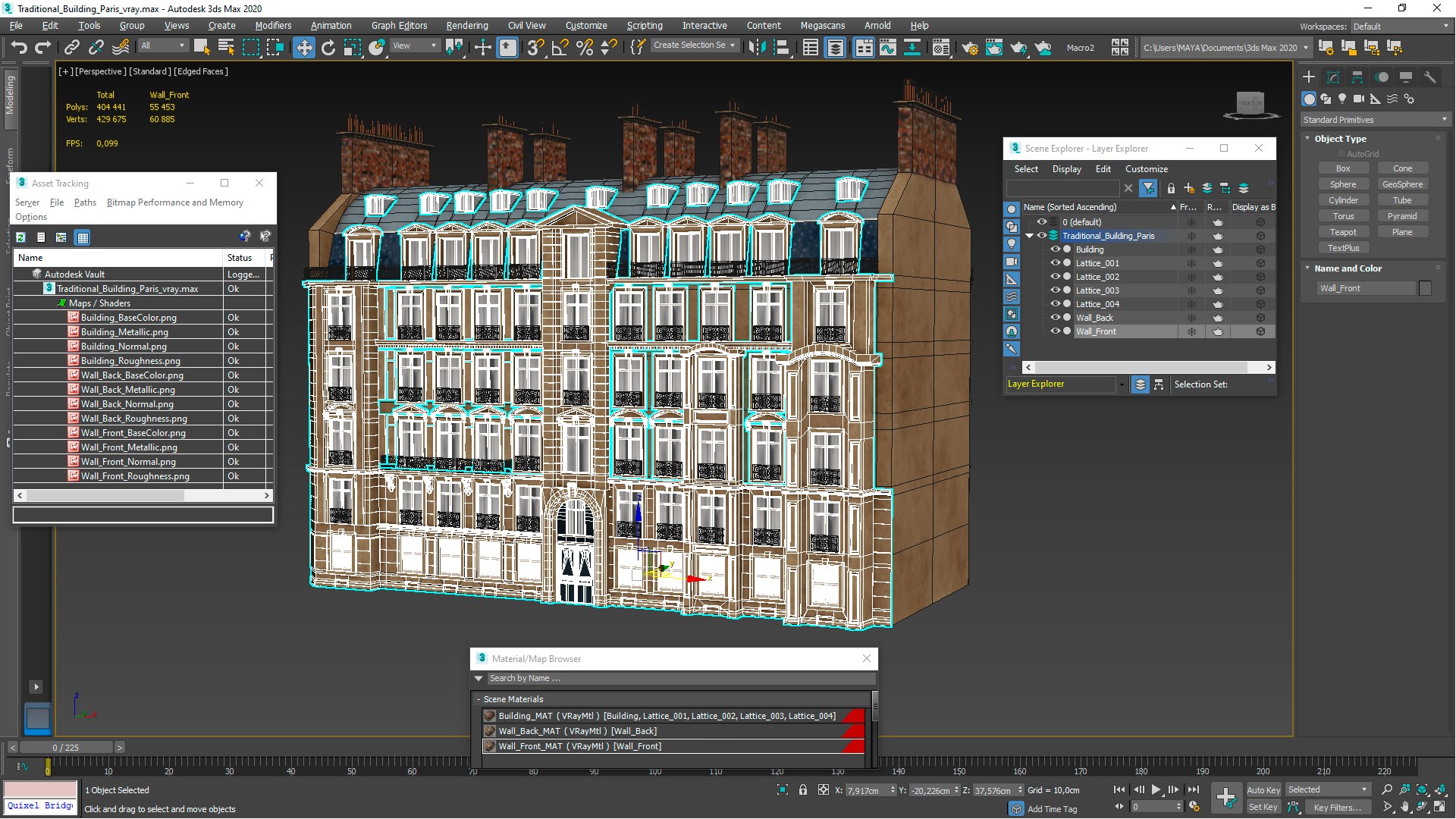 3D Traditional Building Paris Model - TurboSquid 2304635