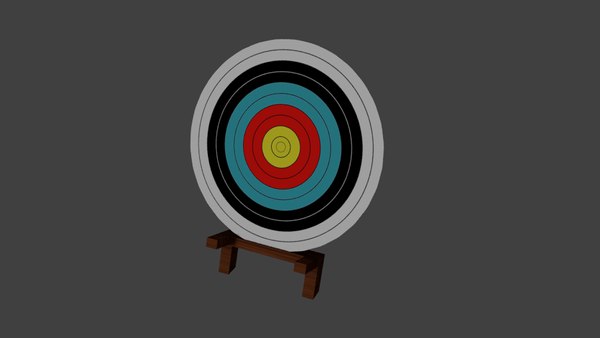 aim archer target fbx