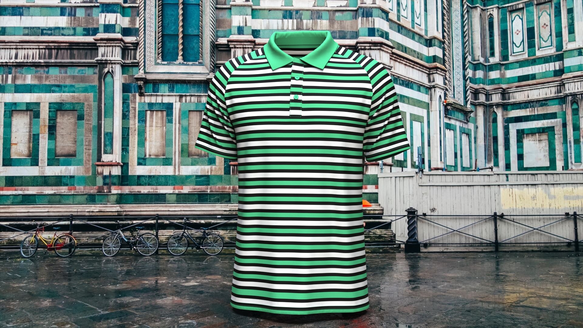 3D Premium Quality Raglan Sleeve Slim Fit Polo Design - TurboSquid 2032212