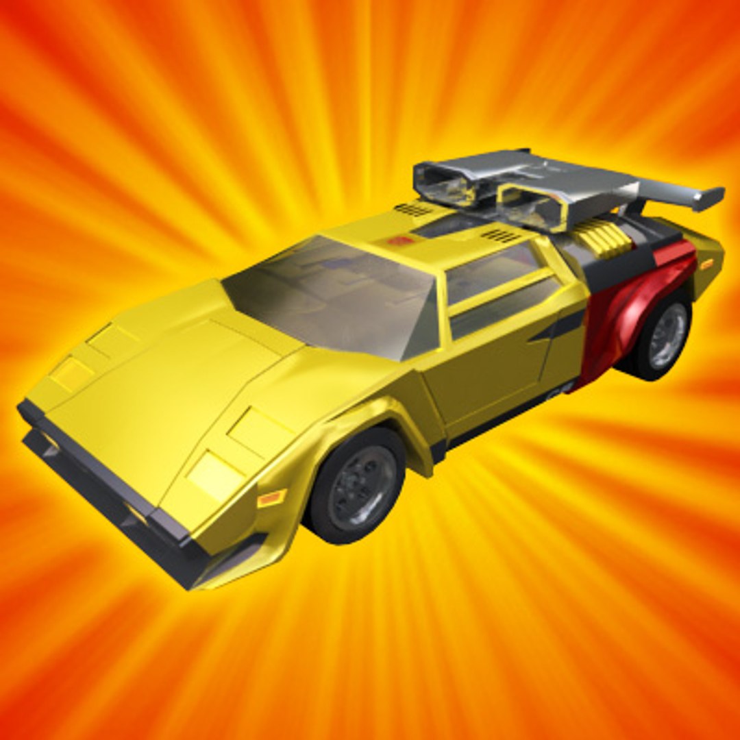 3dsmax transforming robot car