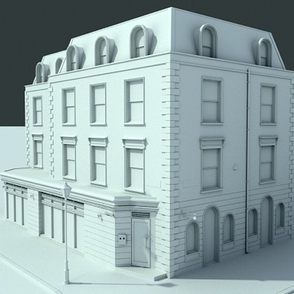 3d model london street