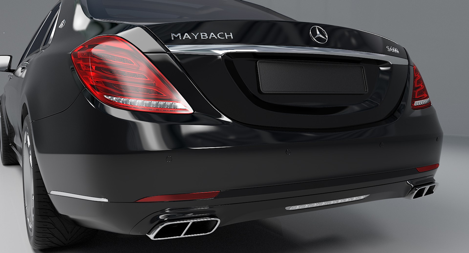 3d Model Mercedes Maybach S600 2016