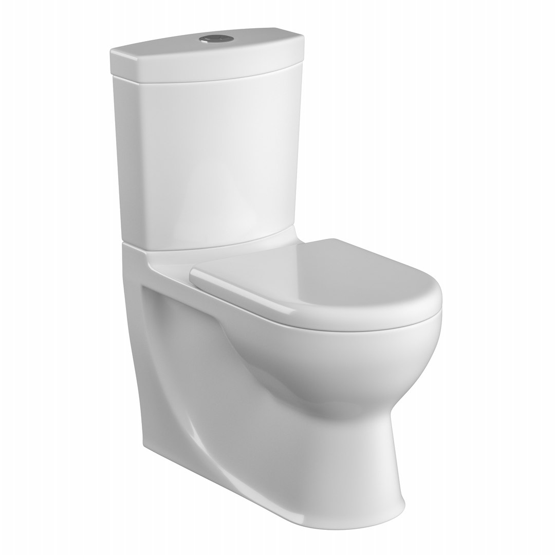 Piece Ewc Toilet 3D - TurboSquid 1693621