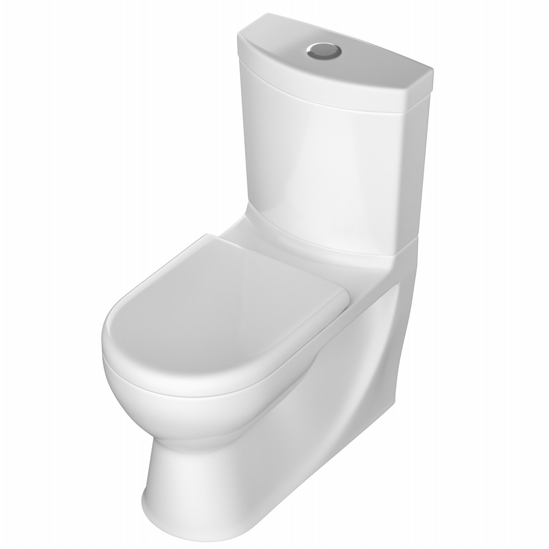 Piece Ewc Toilet 3D - TurboSquid 1693621