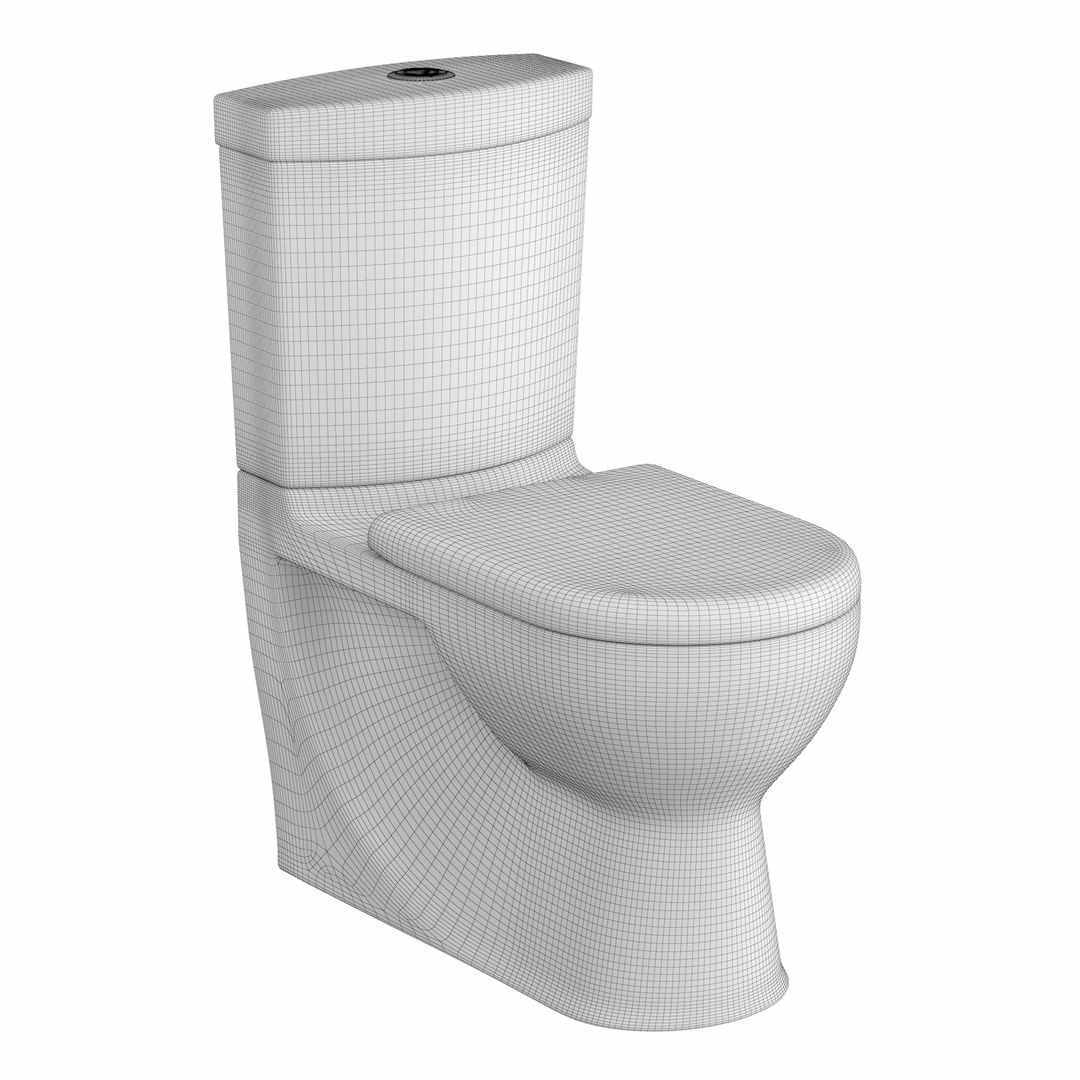 Piece Ewc Toilet 3D - TurboSquid 1693621