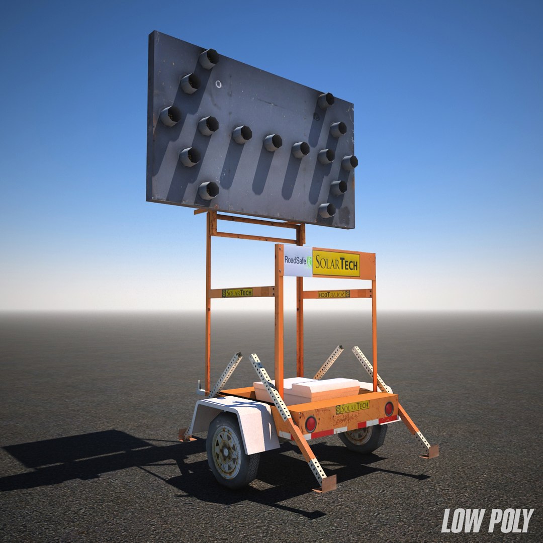 3d Model Combo Pack Construction Lane