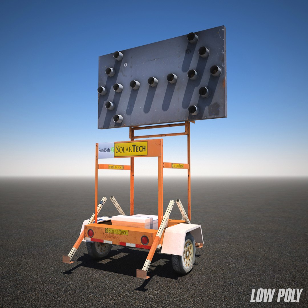 3d Model Combo Pack Construction Lane