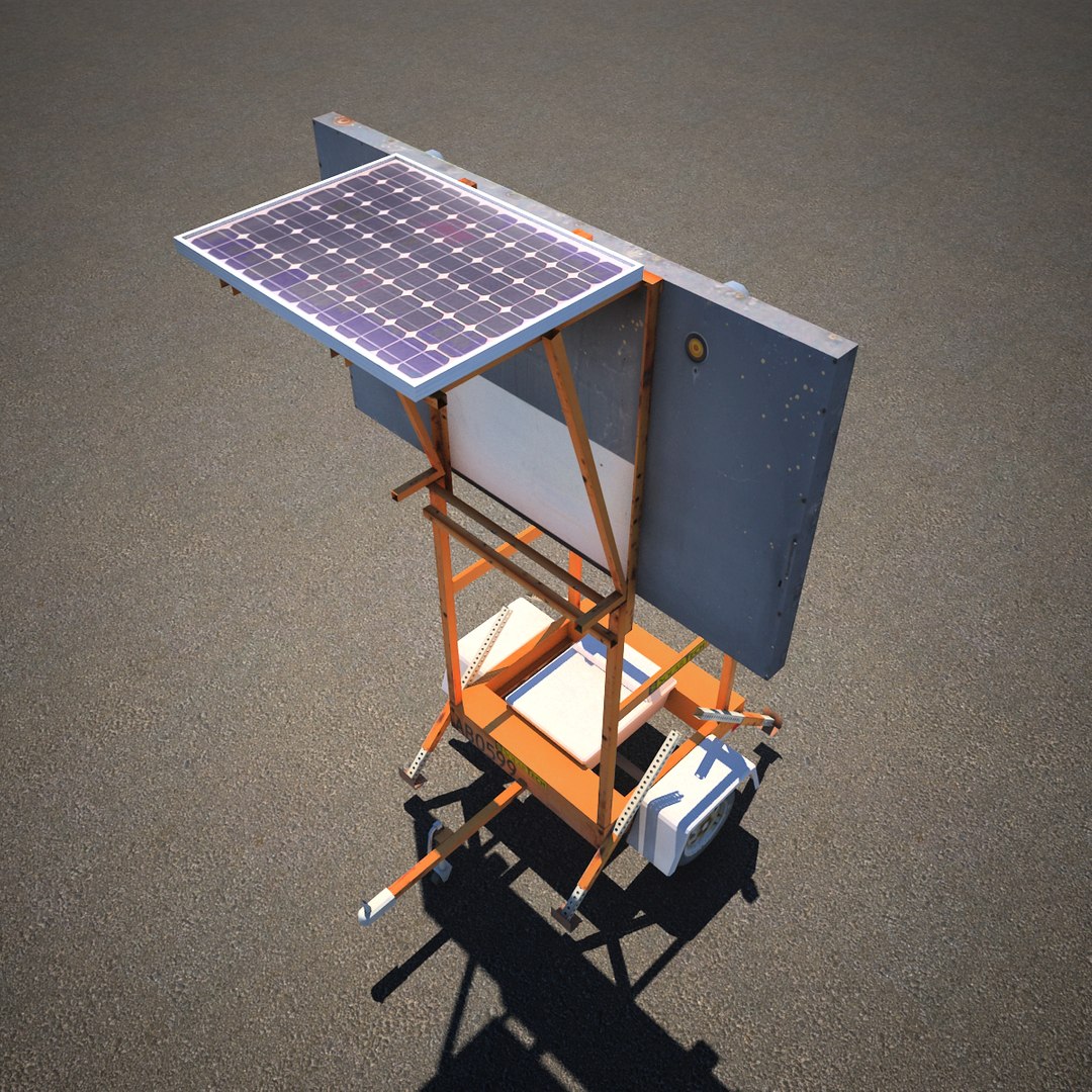 3d Model Combo Pack Construction Lane