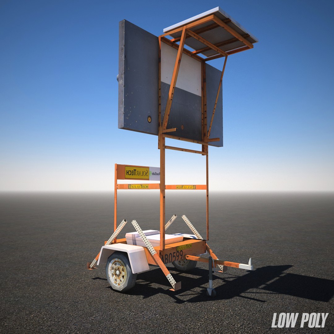 3d Model Combo Pack Construction Lane