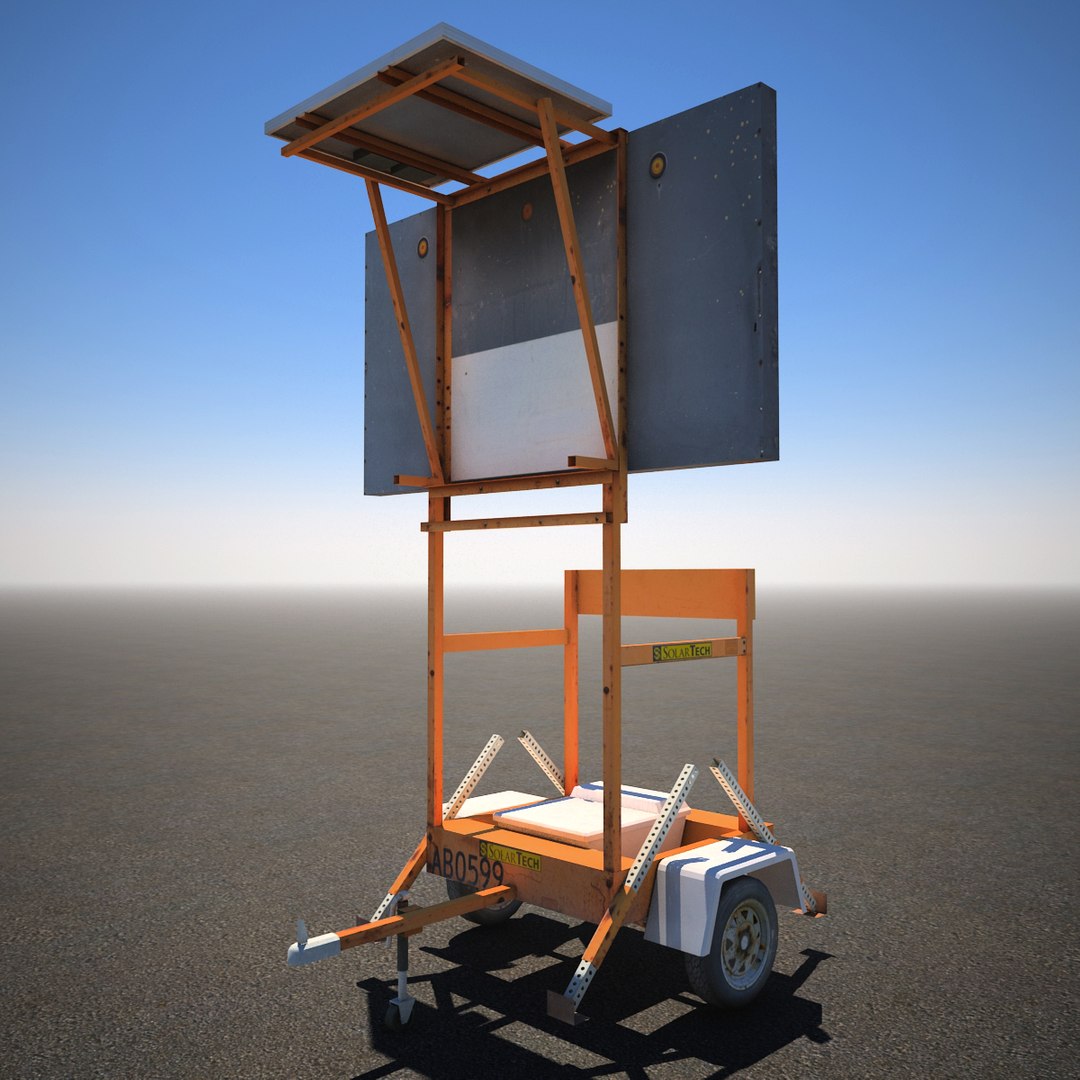 3d Model Combo Pack Construction Lane