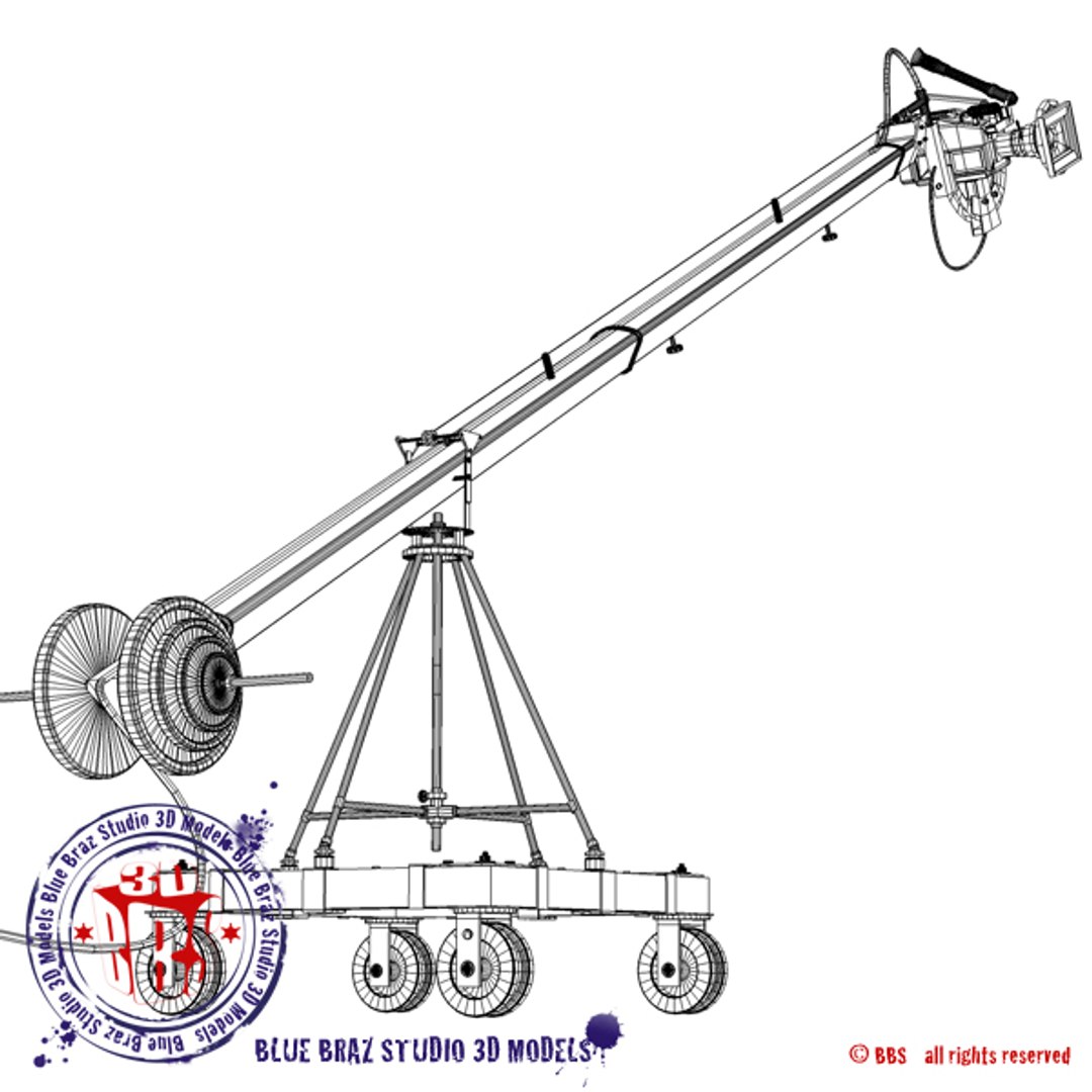 Jimmy Jib 3d Model