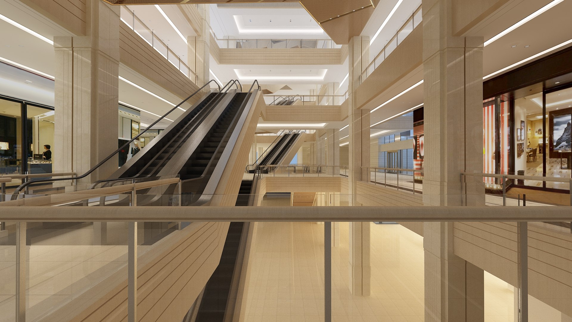 Shopping Mall 17 3D Model - TurboSquid 2094411