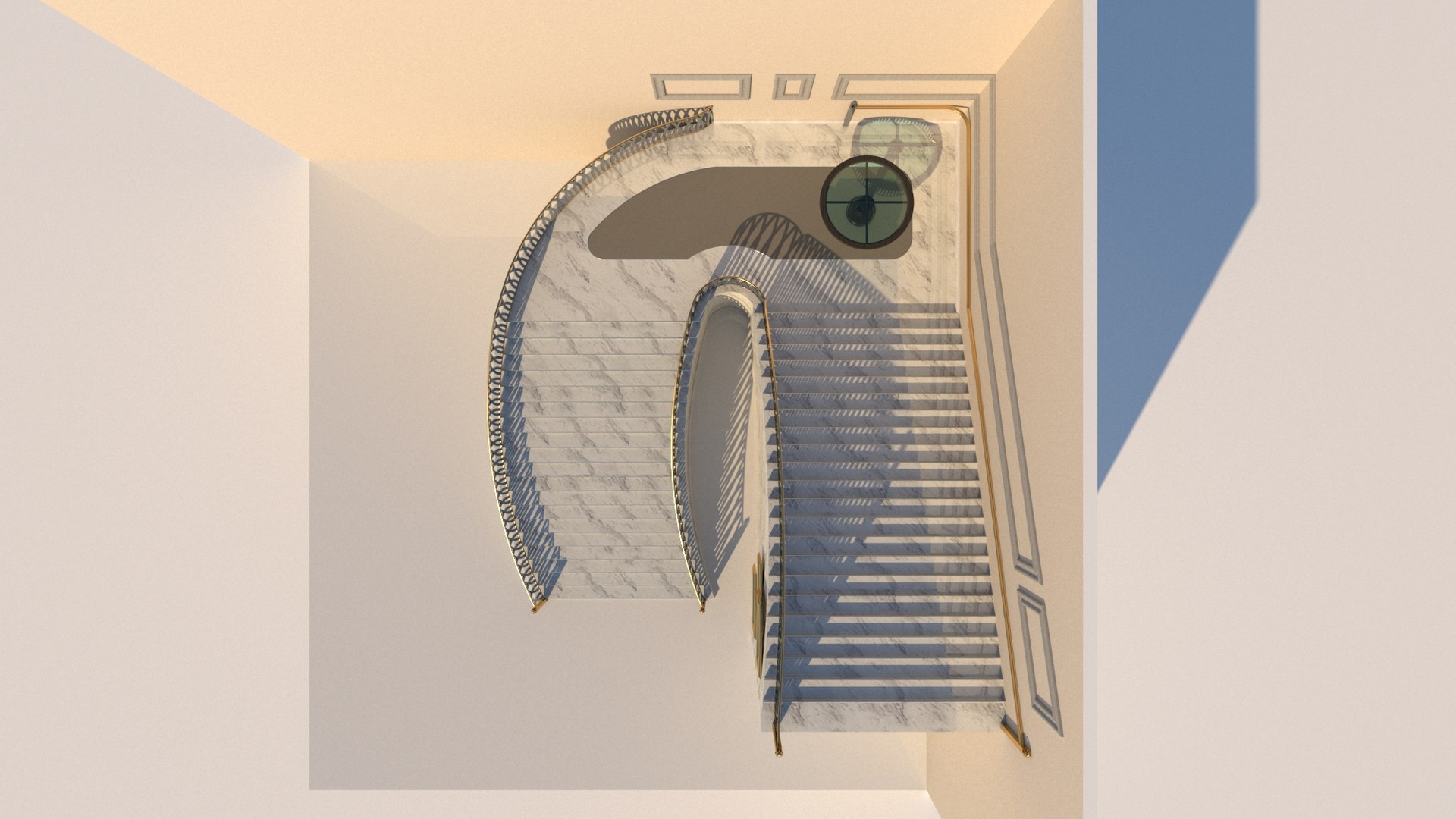 3D Stairs Arabian Geometry Model - TurboSquid 1305152
