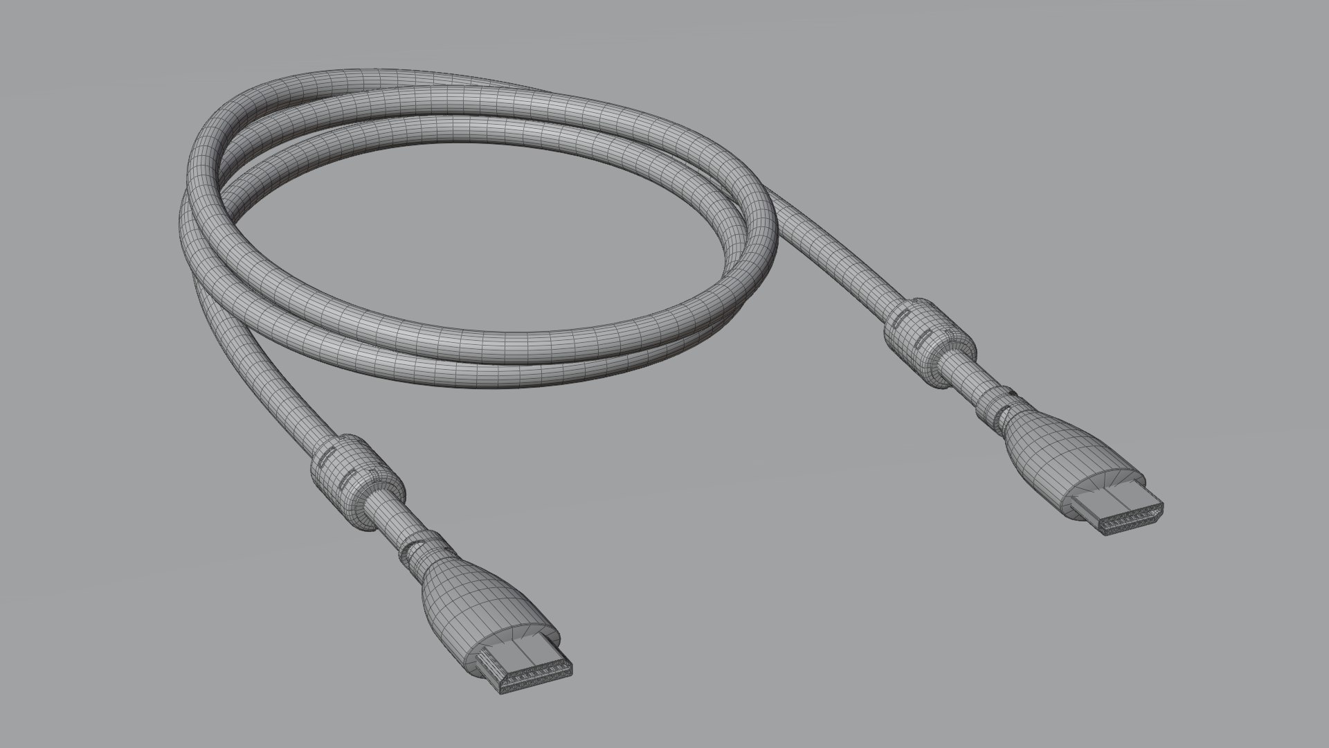 HDMI CABLE MODEL 3D Model - TurboSquid 1765190