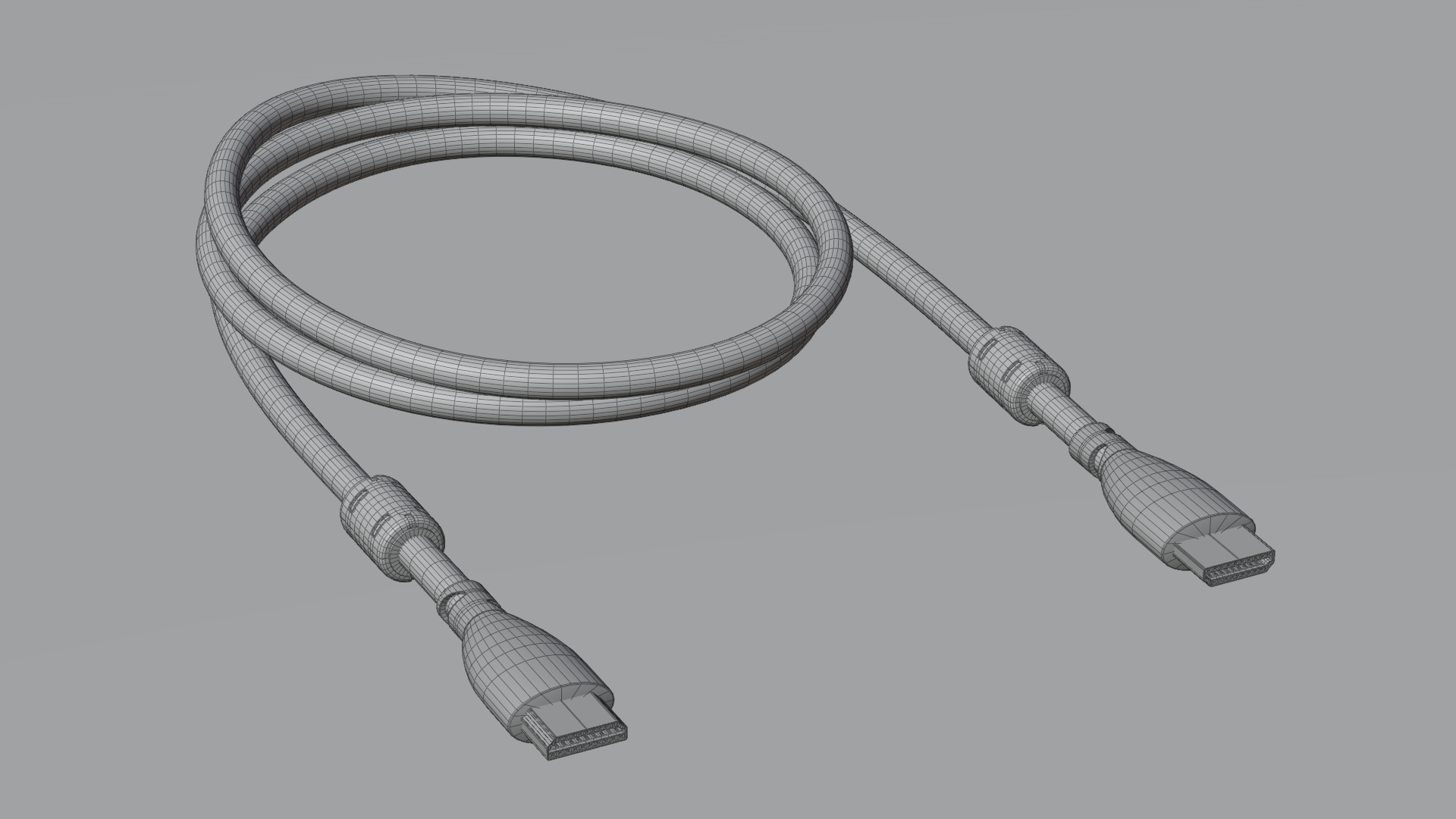 HDMI CABLE MODEL 3D model - TurboSquid 1765190