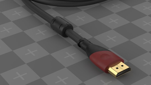 HDMI CABLE MODEL 3D model - TurboSquid 1765190