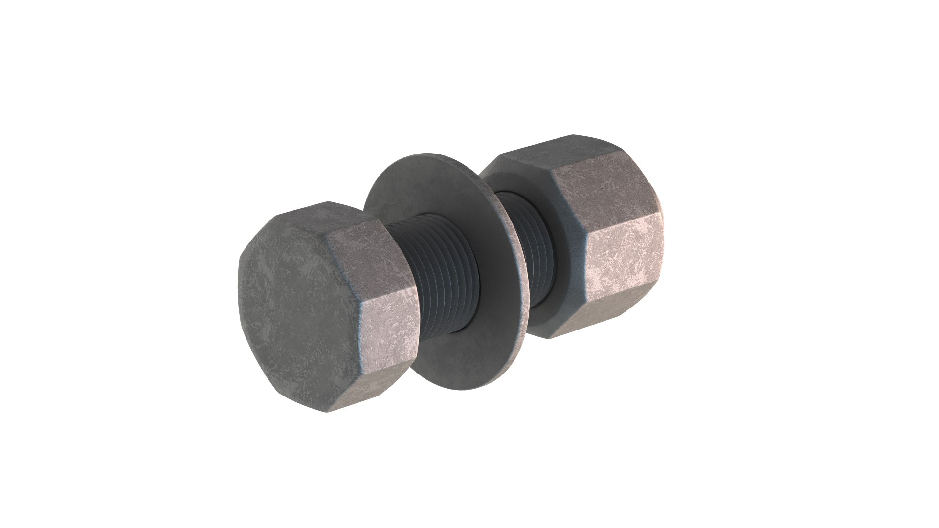 Small Hex Bolts 3D Model - TurboSquid 2262392