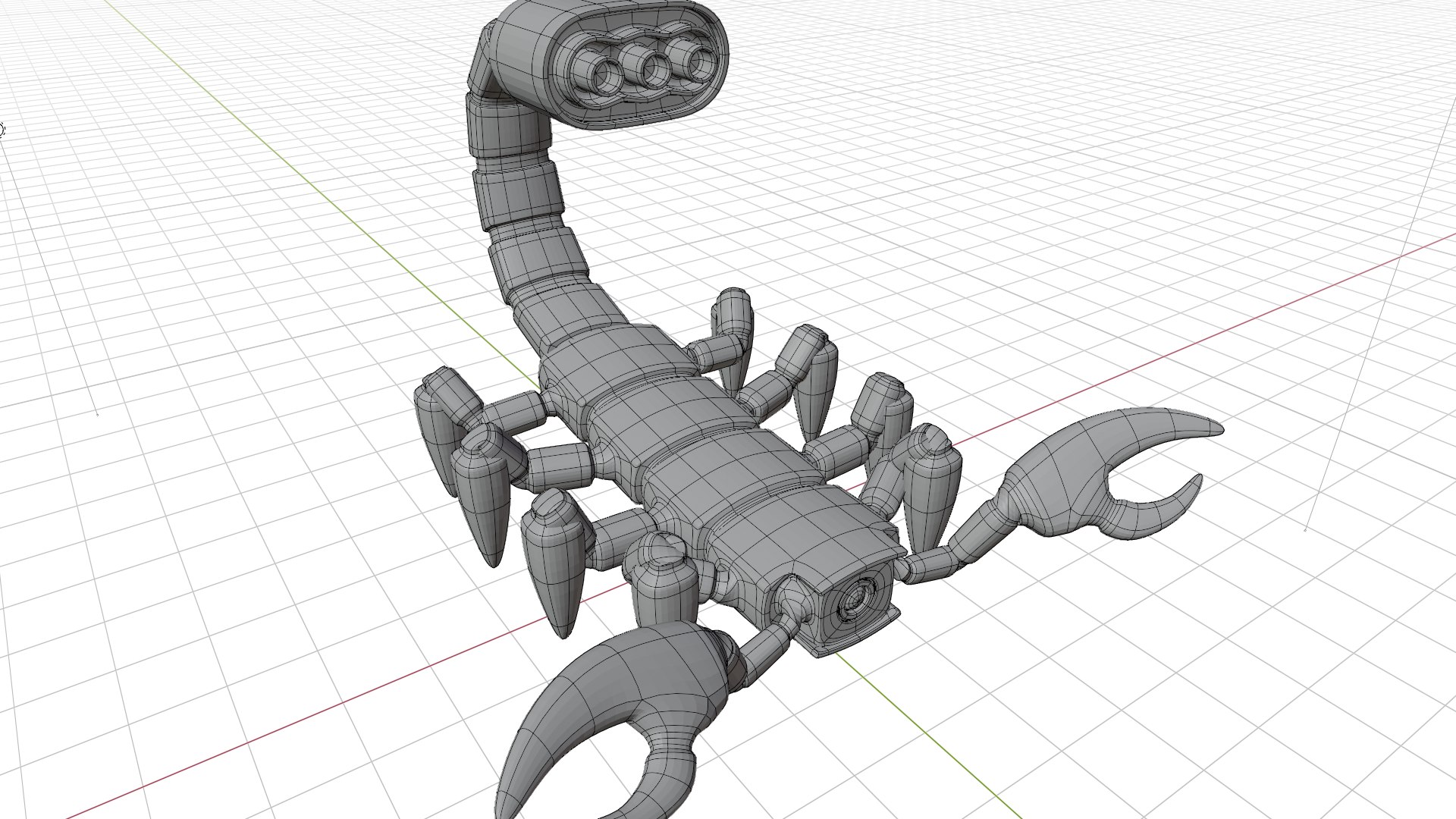 3D Scorpion Mech - TurboSquid 2162926